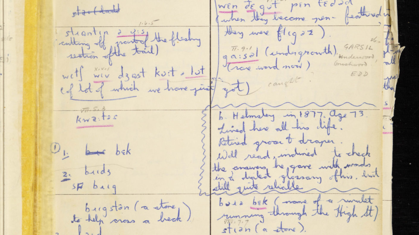 The Building Blocks of a Dialect - The Dialect and Heritage Project